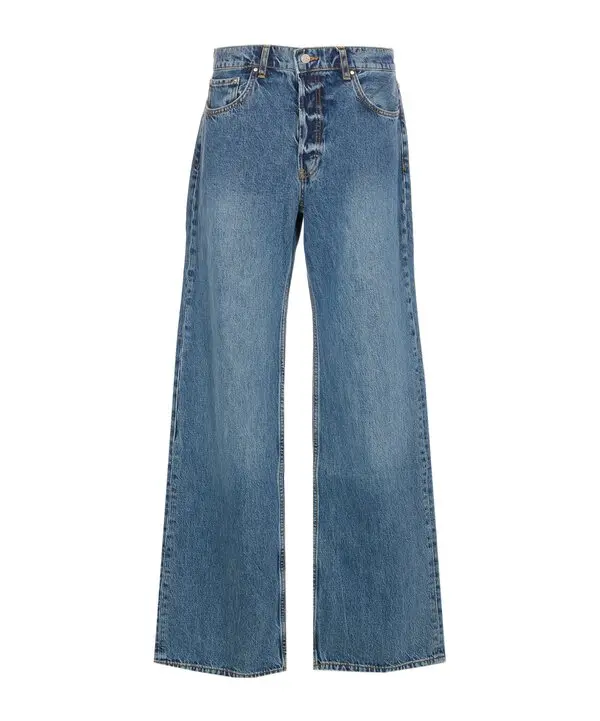 ANINE BING Hugh Wide-leg Jeans - Blue