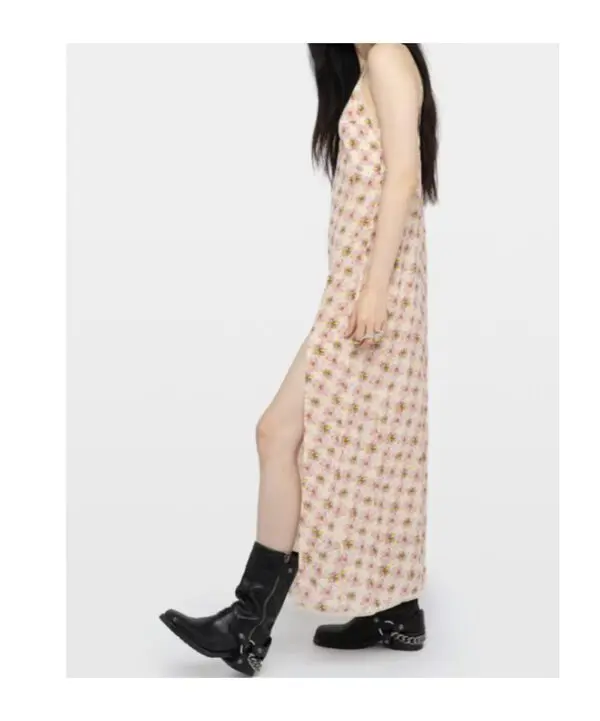 Zadig&Voltaire Ramelil Strappy Maxi Dress - Nude