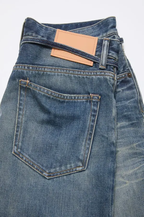 Acne Studios Logo-patch Denim Shorts
