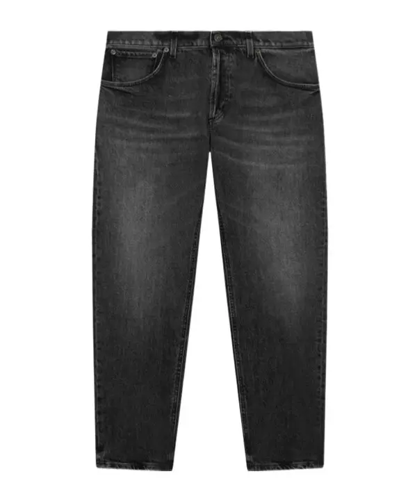 DONDUP Button-fastening Five-pocket Jeans - Black