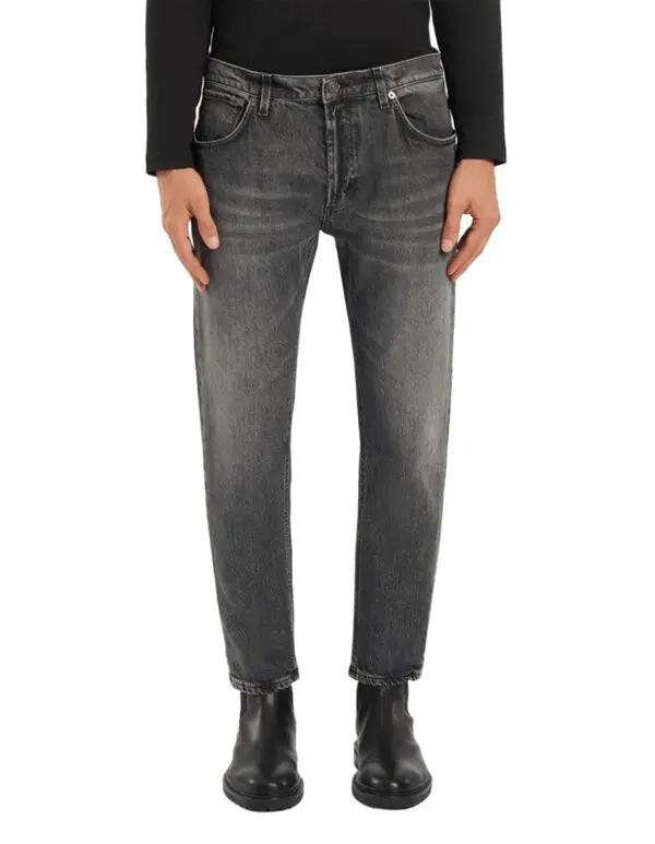 DONDUP Button-fastening Five-pocket Jeans - Black