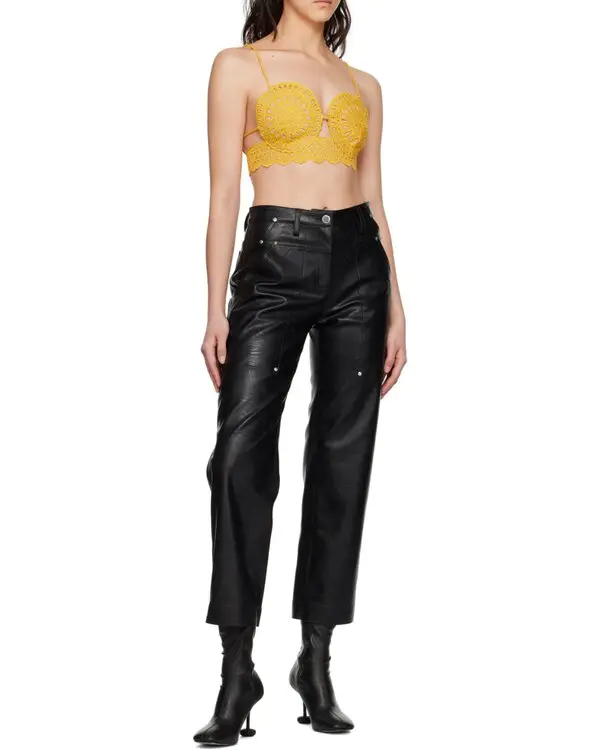 Stella McCartney Broderie Anglaise Cami Top With Logo Detail