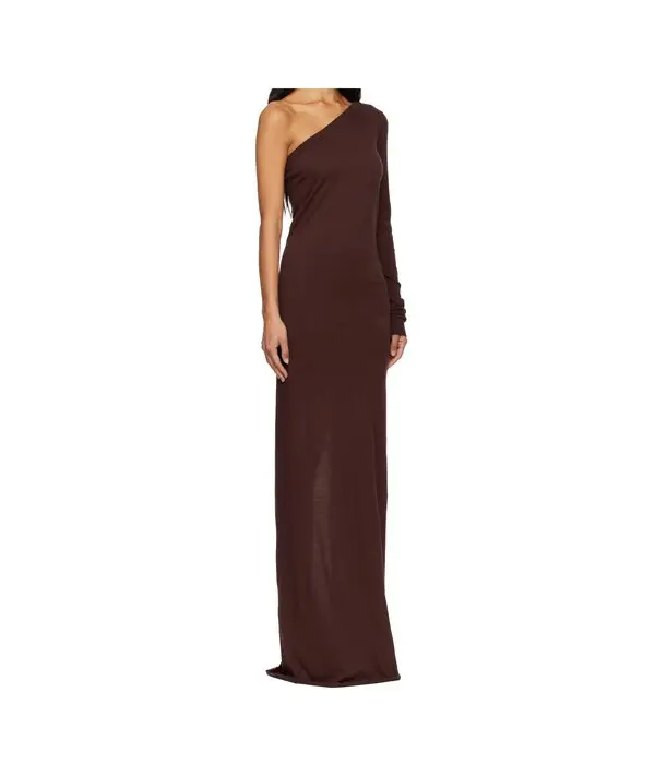 Rick Owens Ziggy One-shoulder Maxi Dress
