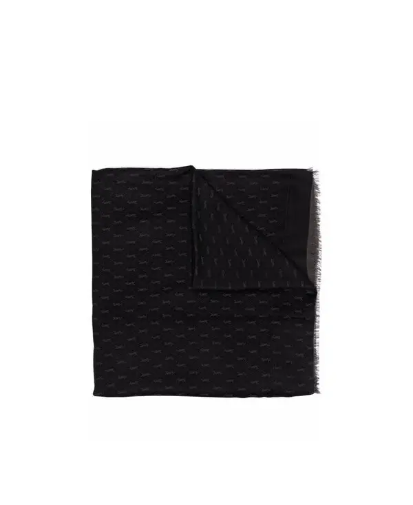 Saint Laurent Cassandre Monogram Large Scarf