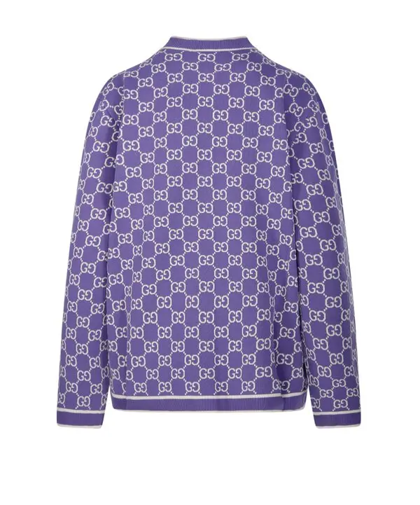 Gucci Gg Monogram Button-up Cardigan