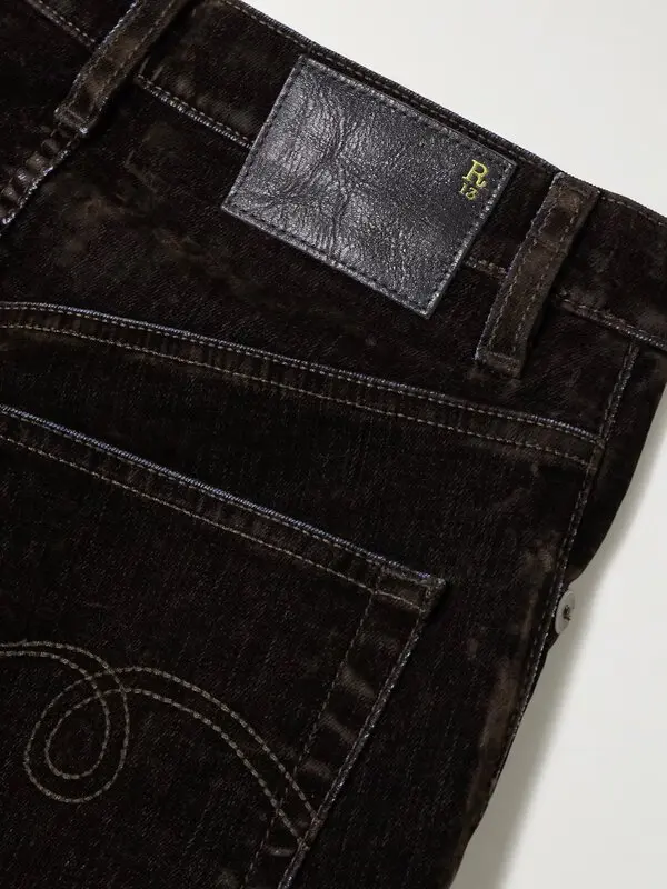 R13 High-rise Flared Jeans