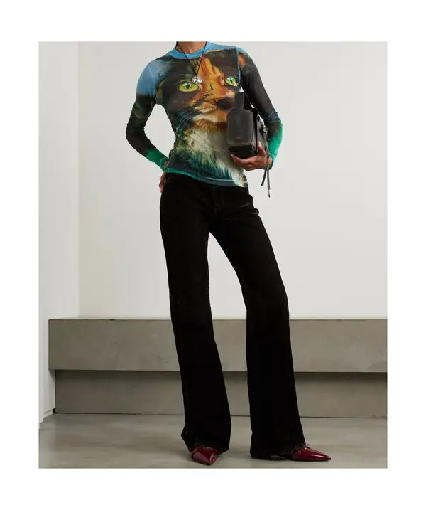 R13 High-rise Flared Jeans