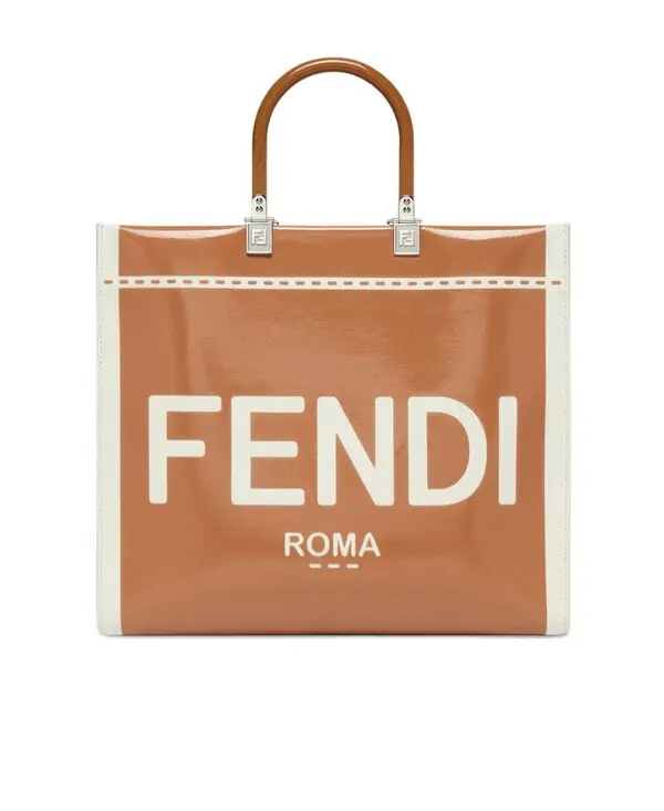 Fendi Sunshine Medium Tote Bag - Brown