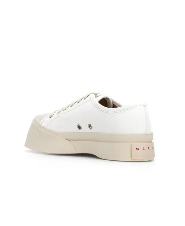 Marni Logo Patch Platform Pablo Sneakers - White