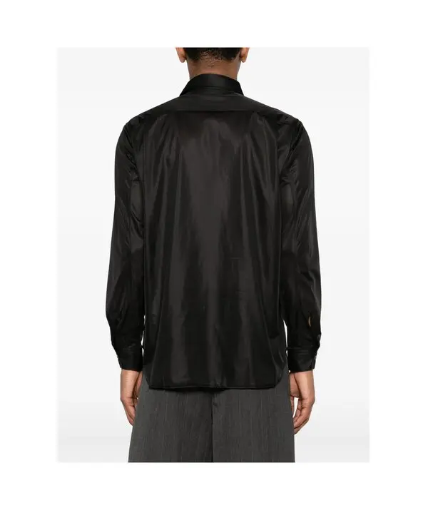 Comme Des Garçons Long-sleeved Shirt - Black