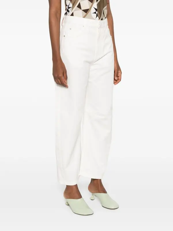 Loewe Logo Patch Wide Leg Jeans