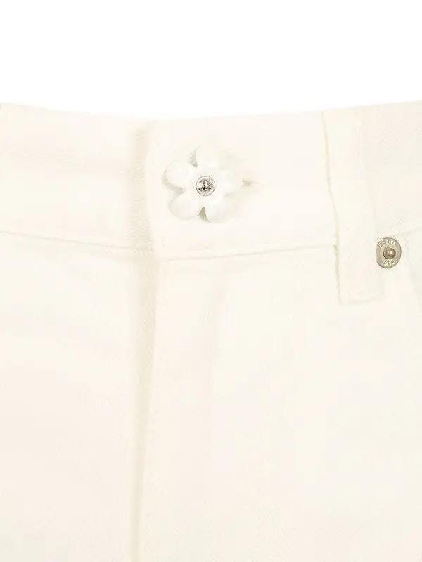 Loewe Logo Patch Wide Leg Jeans