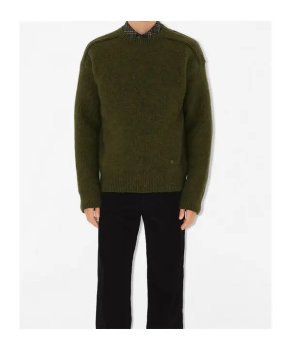 Burberry Long Sleeved Crewneck Knitted Jumper - Glen