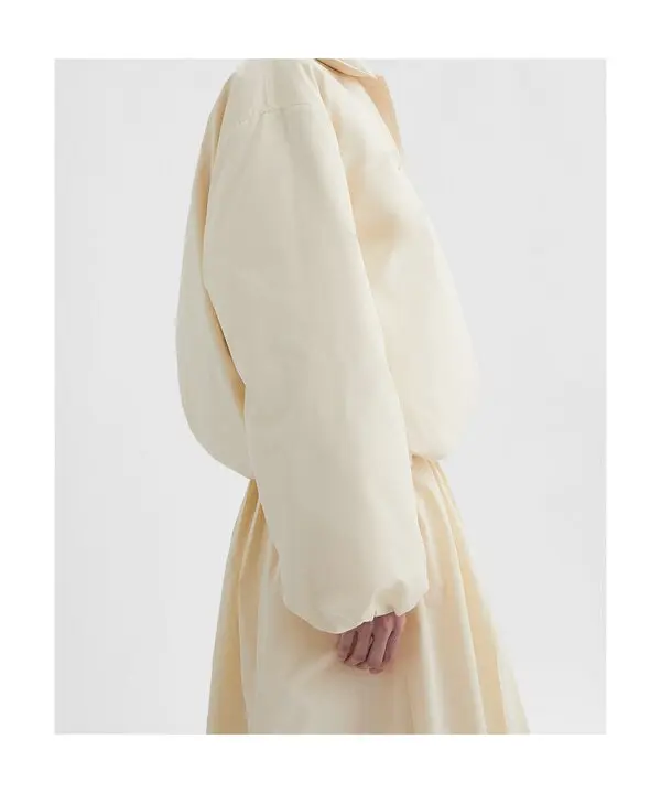 JIL SANDER Down Jacket With Pointed Collar