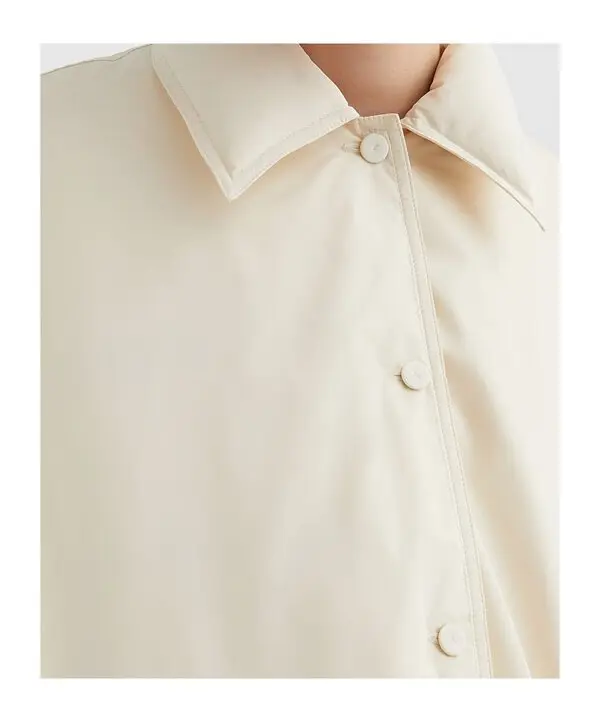 JIL SANDER Down Jacket With Pointed Collar