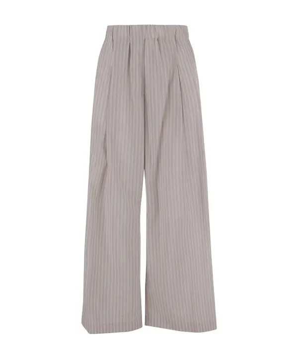 Dries Van Noten Striped Wide-leg Trousers