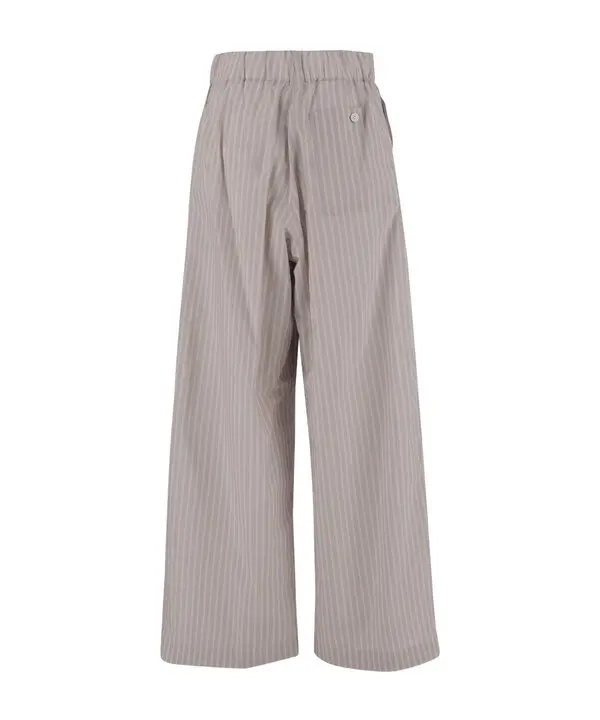 Dries Van Noten Striped Wide-leg Trousers