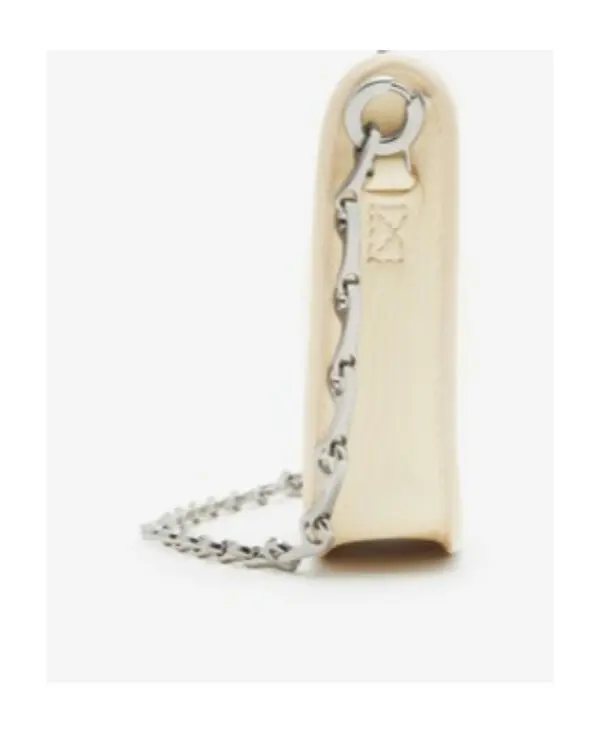 Burberry Micro Shield Sling Zipped Mini Shoulder Bag - Nude