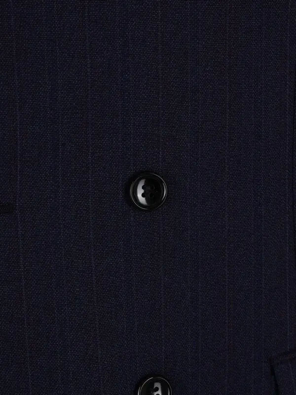 Junya Watanabe Double-breasted Pinstripe Suit Jacket
