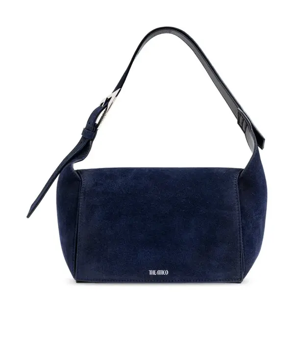 Attico 7/7 Magnetic Fastened Shoulder Bag - Navy Blue