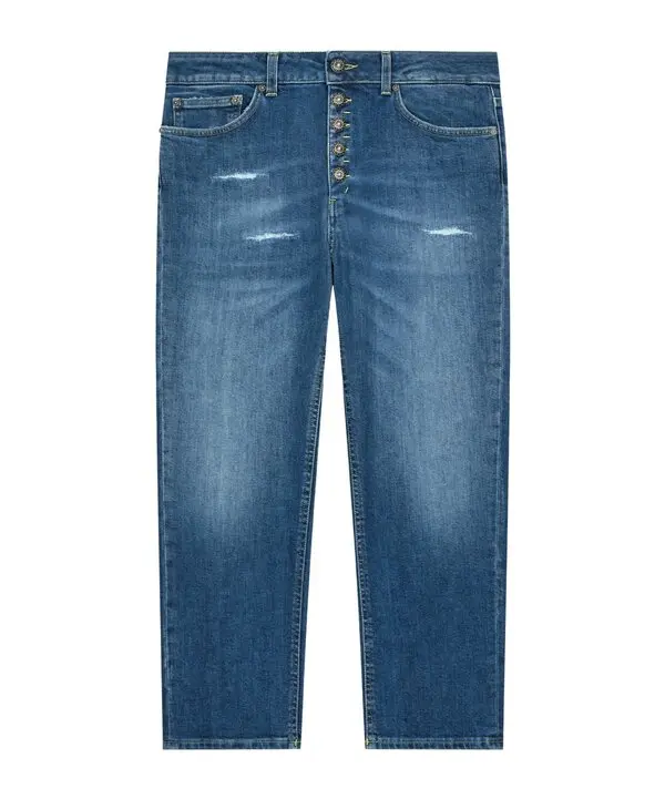 DONDUP Straight-leg Jeans With Button Fastening - Blue