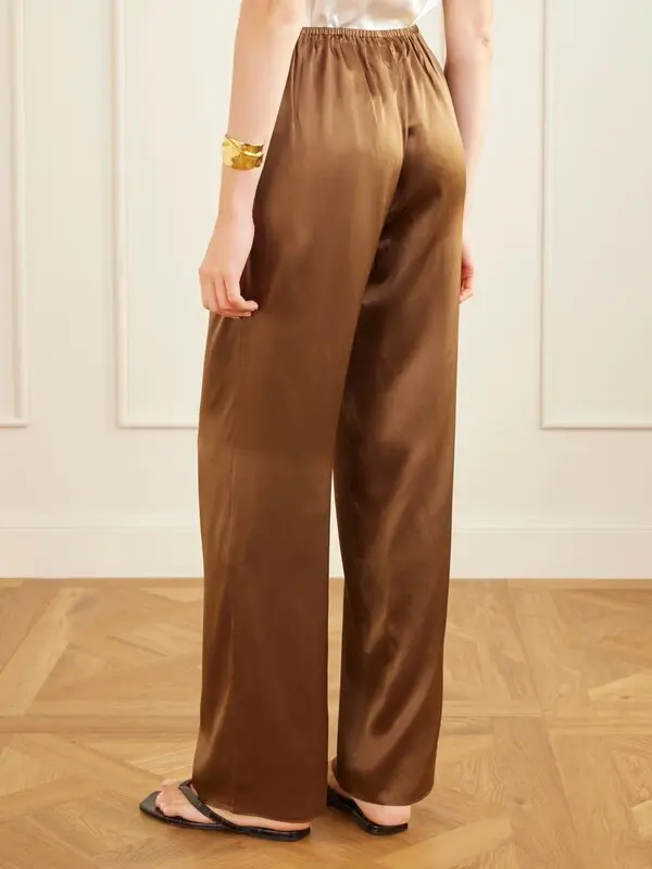 Co Straight-leg Casual Pants - Chocolate-colored