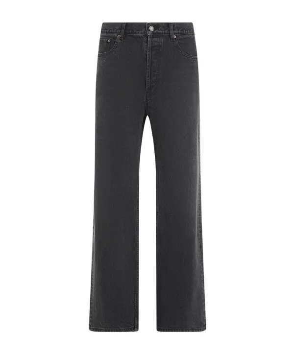 Saint Laurent Loose-fit Mid-rise Jeans - Black