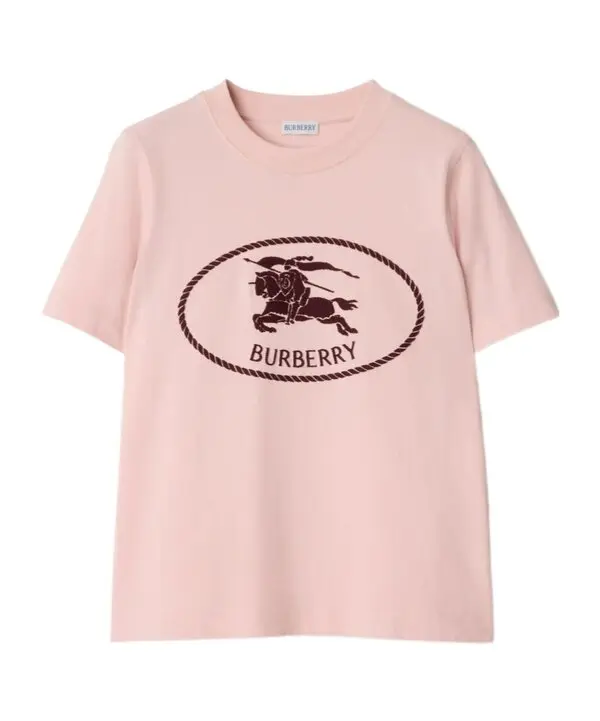 Burberry Knight Stamp Crewneck T-shirt - Bouquet