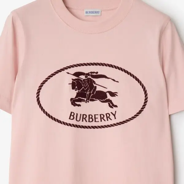 Burberry Knight Stamp Crewneck T-shirt - Bouquet