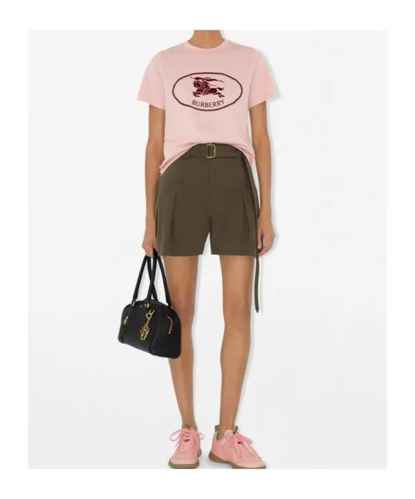Burberry Knight Stamp Crewneck T-shirt - Bouquet