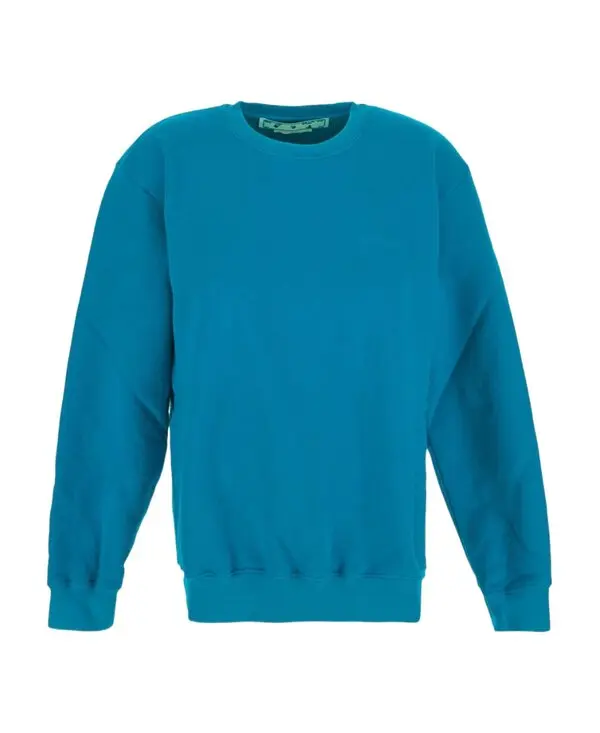 Off-White Diag-stripe Print Sweatshirt - Blue