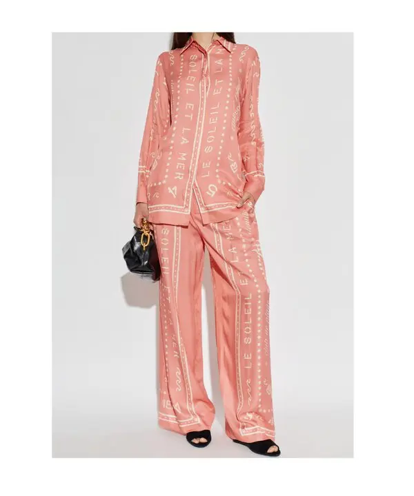 Balmain Wide-leg Pleated Pants