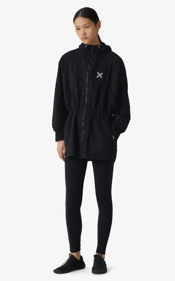 Kenzo Lightweight Parka With Logo Detail