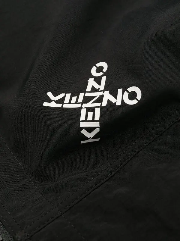 Kenzo Lightweight Parka With Logo Detail