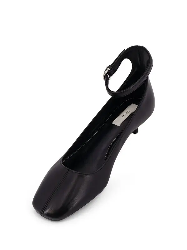 TOTEME Square-toe Ankle Strap Pumps