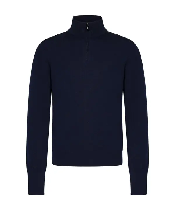DRUMOHR Long-sleeve Quarter Zip Sweater