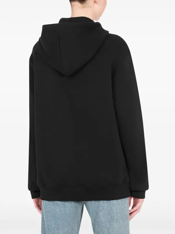Moschino Smiley Print Drawstring Hoodie