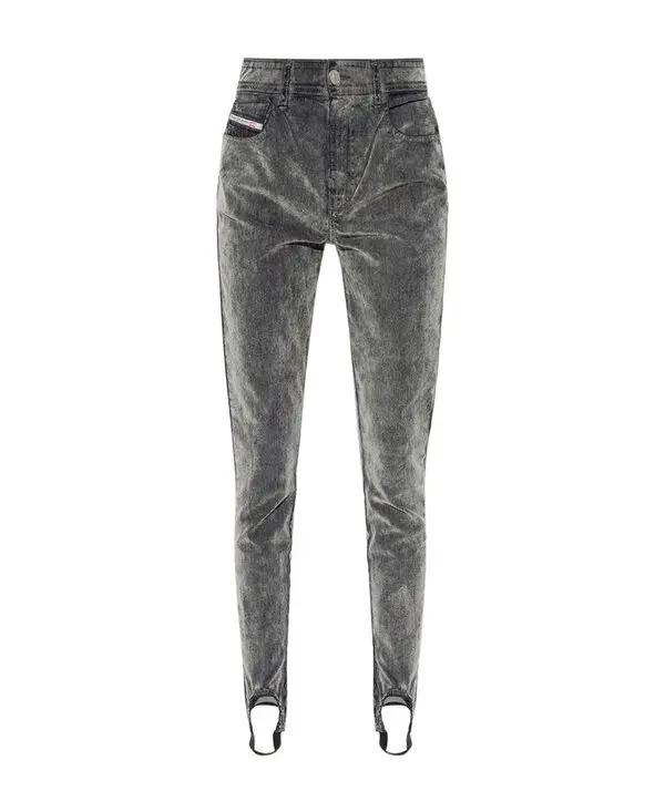 DIESEL® Slandy High Waist Skinny Jeans - Black