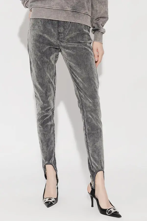 DIESEL® Slandy High Waist Skinny Jeans - Black