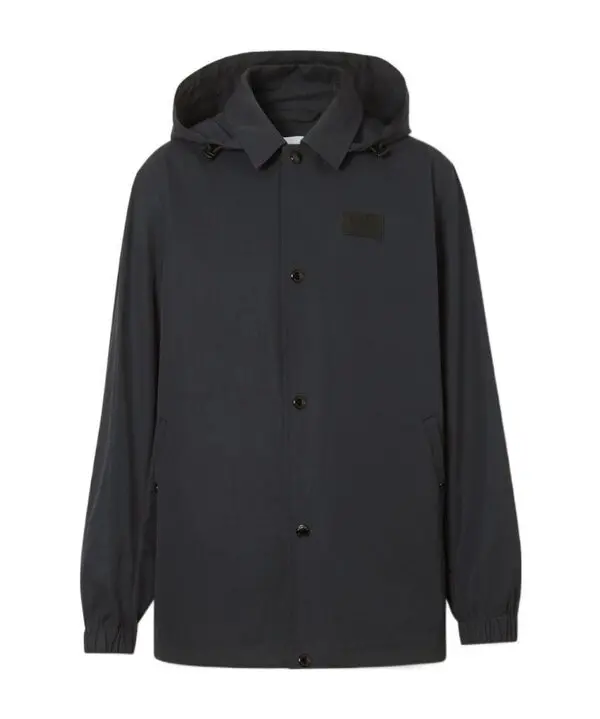 Burberry Logo Appliqué Lightweight Jacket