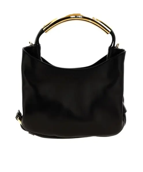 Moschino Detailed Top Handle Bag - Black