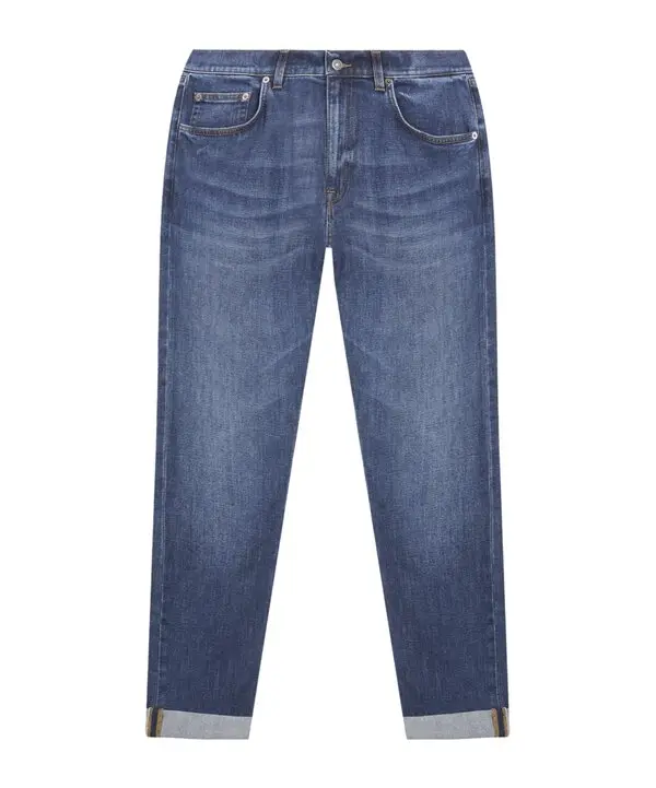DONDUP Cuff Hem Jeans - Blue