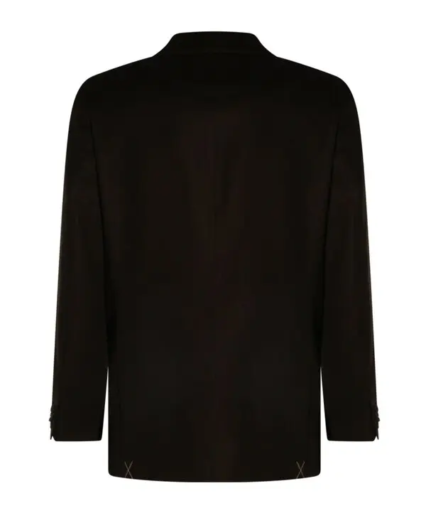 Zegna Double Breasted Jacket - Black