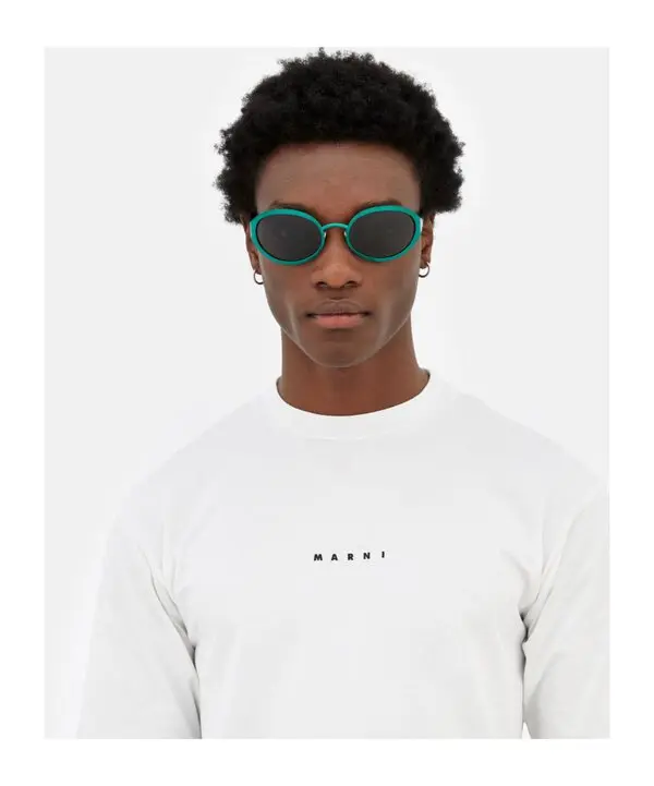 Marni To-sua Oversized Oval Sunglasses