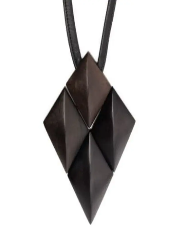 MONIES Wood Pendant Necklace