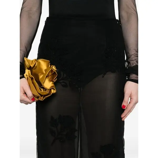 Blumarine Embroidered Tulle Skirt