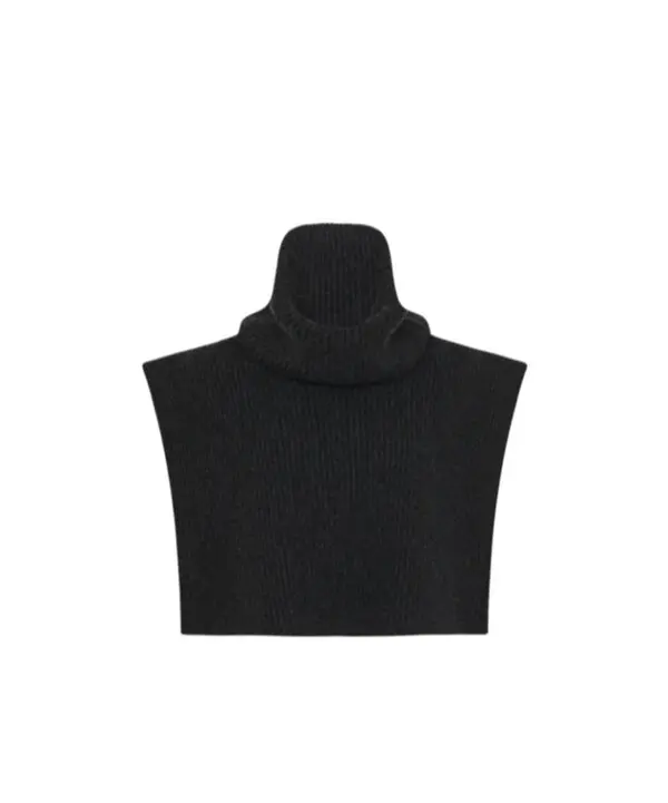 THE ROW Emmit Roll-neck Cashmere Collar - Gray