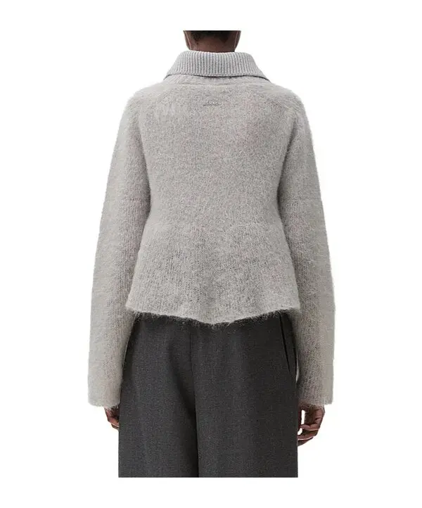 Loewe Lapel Long Sleeve Knit Jumper