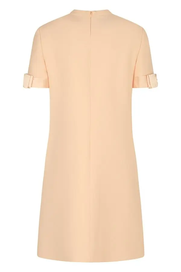 Valentino Garavani Crepe Couture Bow Detailed Mini Dress