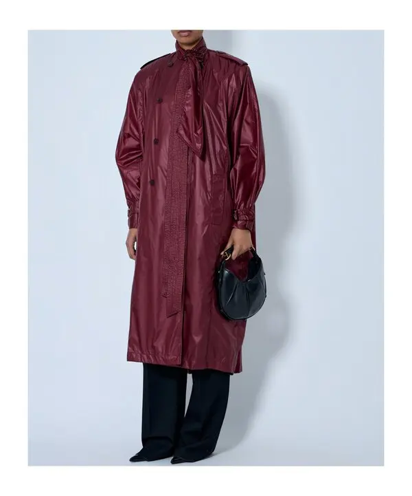 Saint Laurent Lavallière Double-breasted Trench Coat - No